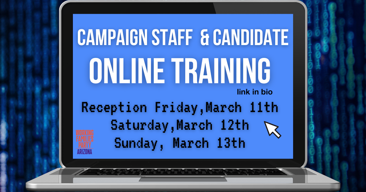 2-day Campaign Staff and Candidate Bootcamp · Working Families Party